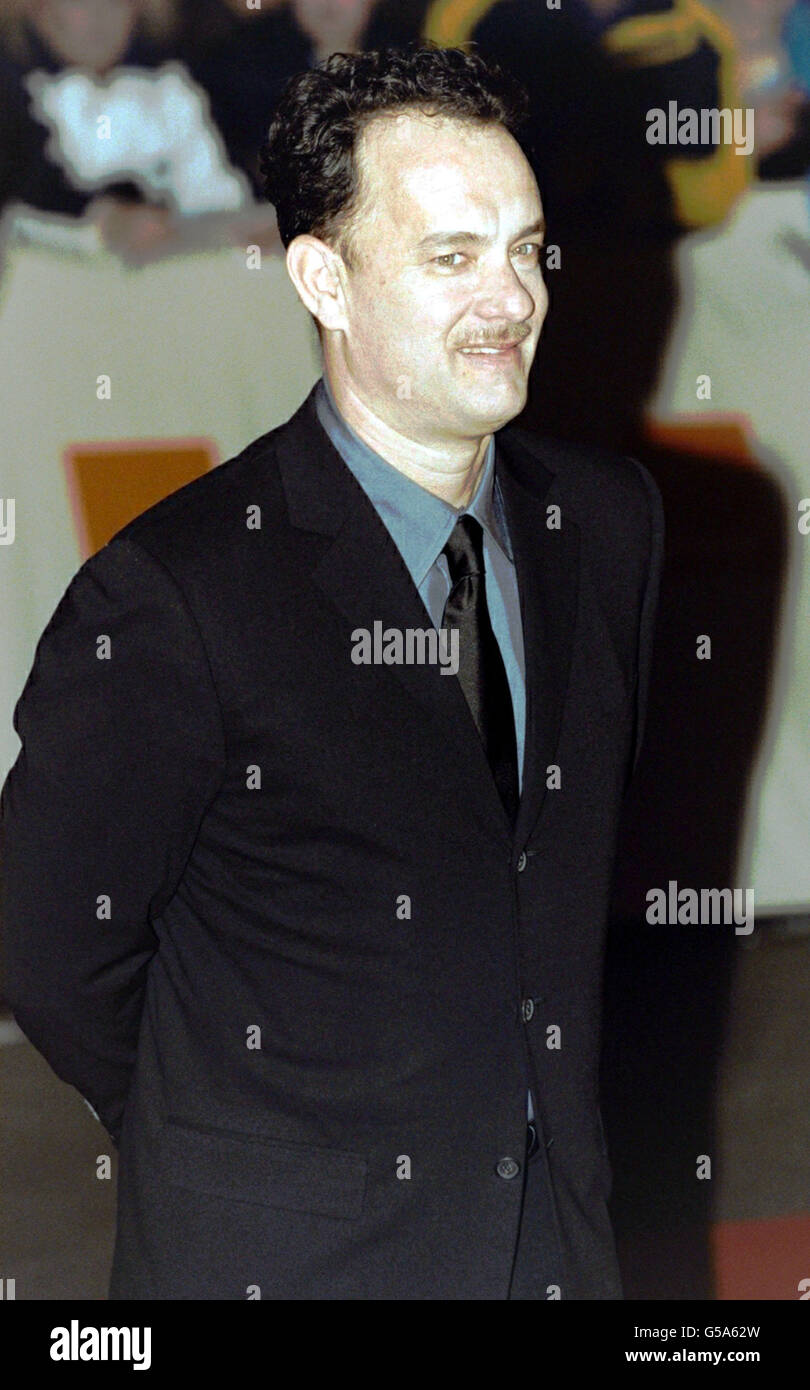 American actor Tom Hanks, attending The Orange British Academy Film ...