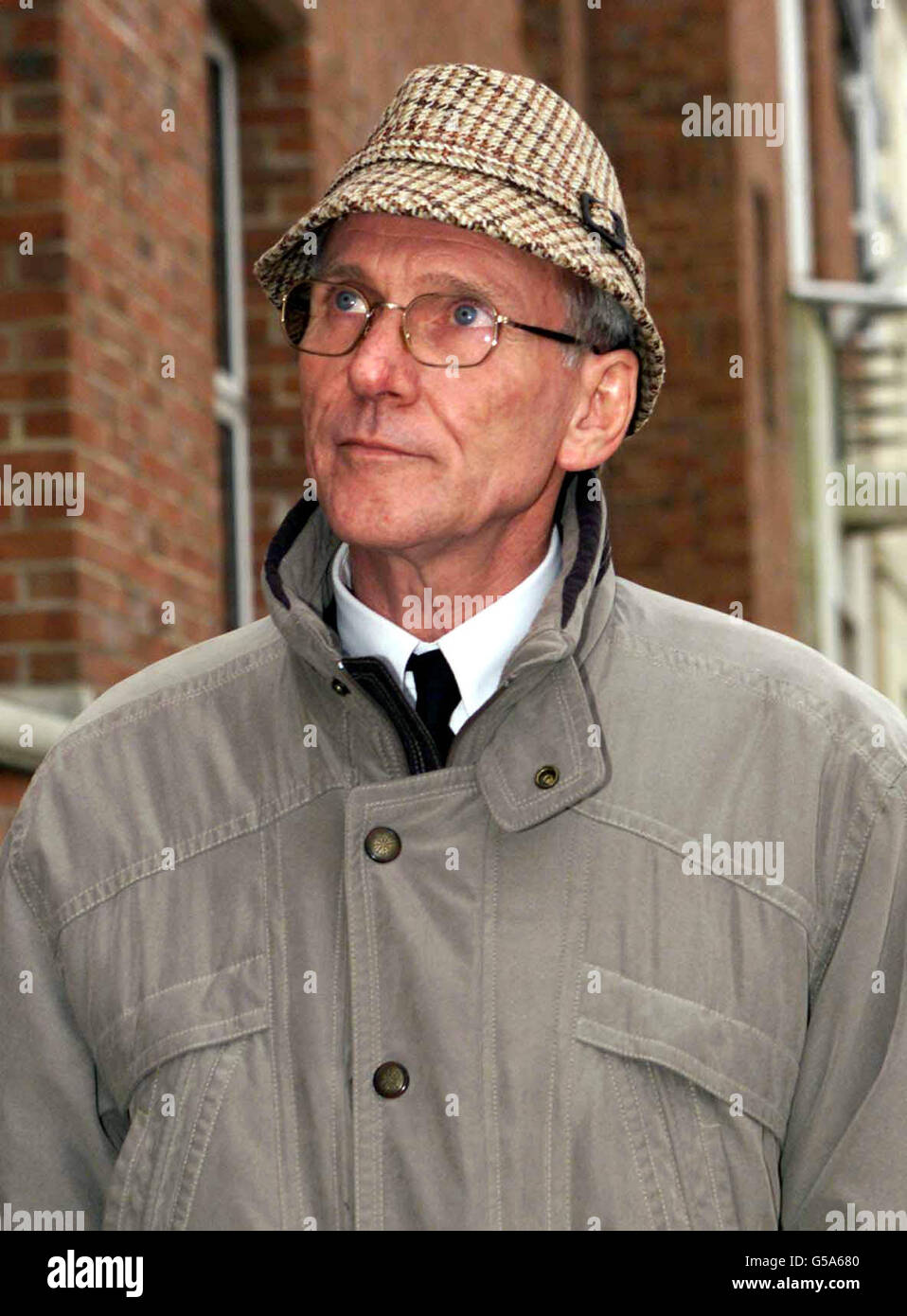 Ronald Turnbull arrives at Newport Coroner's Court on the Isle of Wight ...