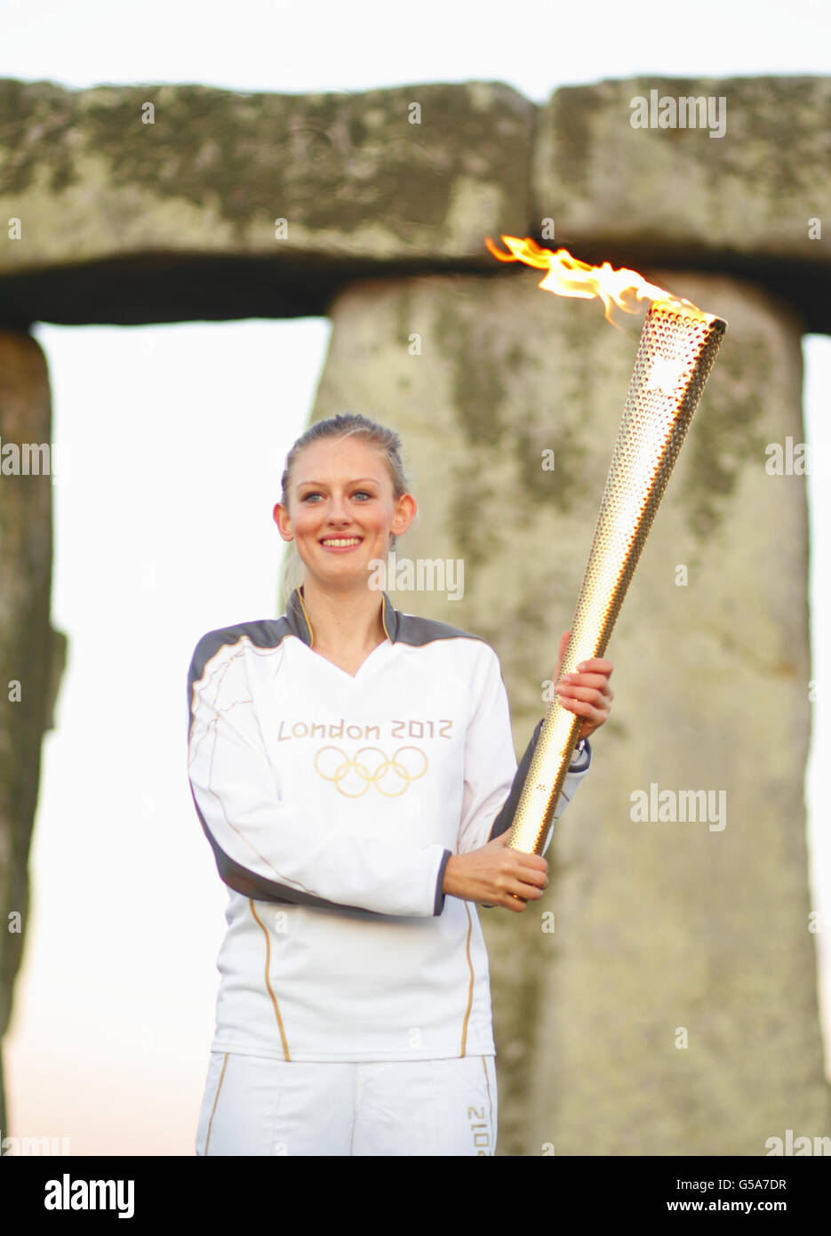 19 year old promising 400m runner Amelia Clifford from Salisbury holds ...