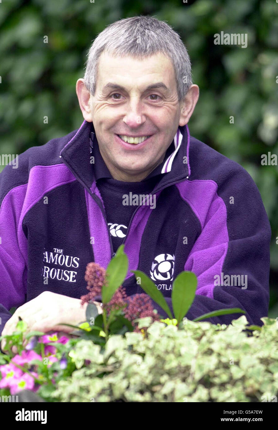 Scotland Rugby coach Ian McGeechan at a press conference this afternoon ...