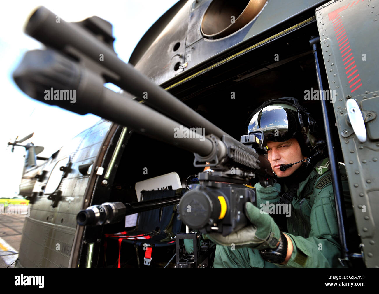 Lance Corporal Alex Walton, a trained sniper with the Royal Air Force ...