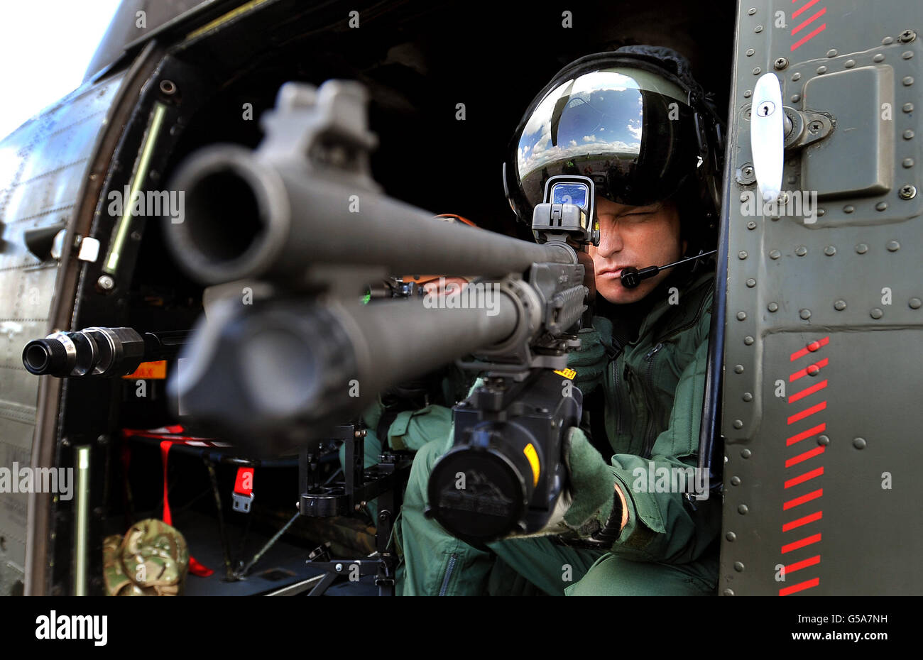 Trained Sniper Royal Air Force Regiment High Resolution Stock ...