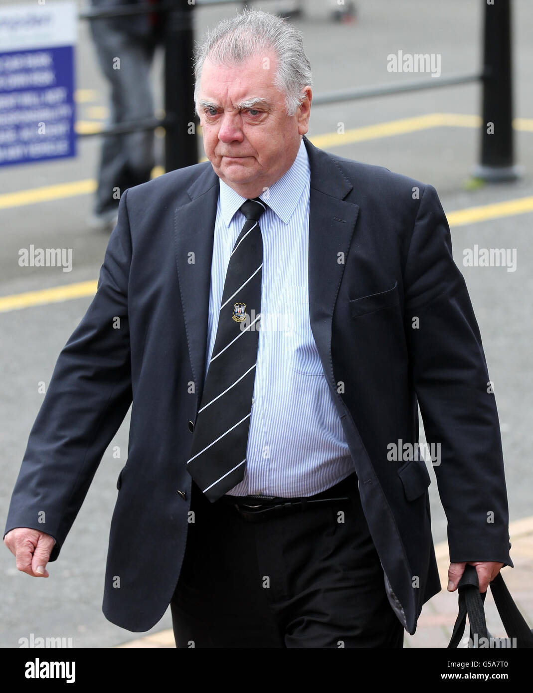 Elgin City Director Martyn Hunter arrives for a Scottish Football ...