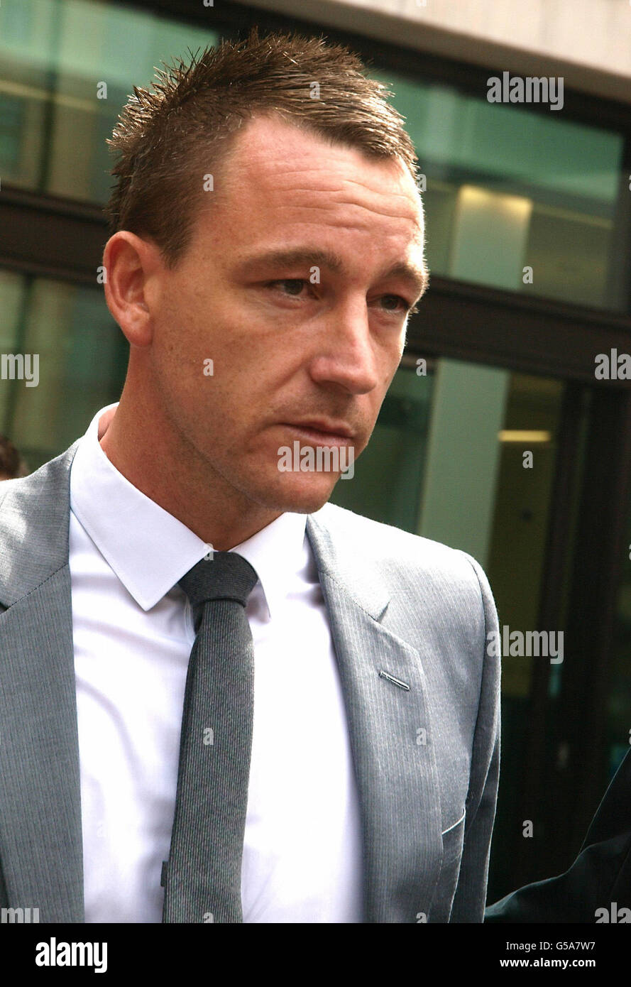 John Terry race charge Stock Photo - Alamy
