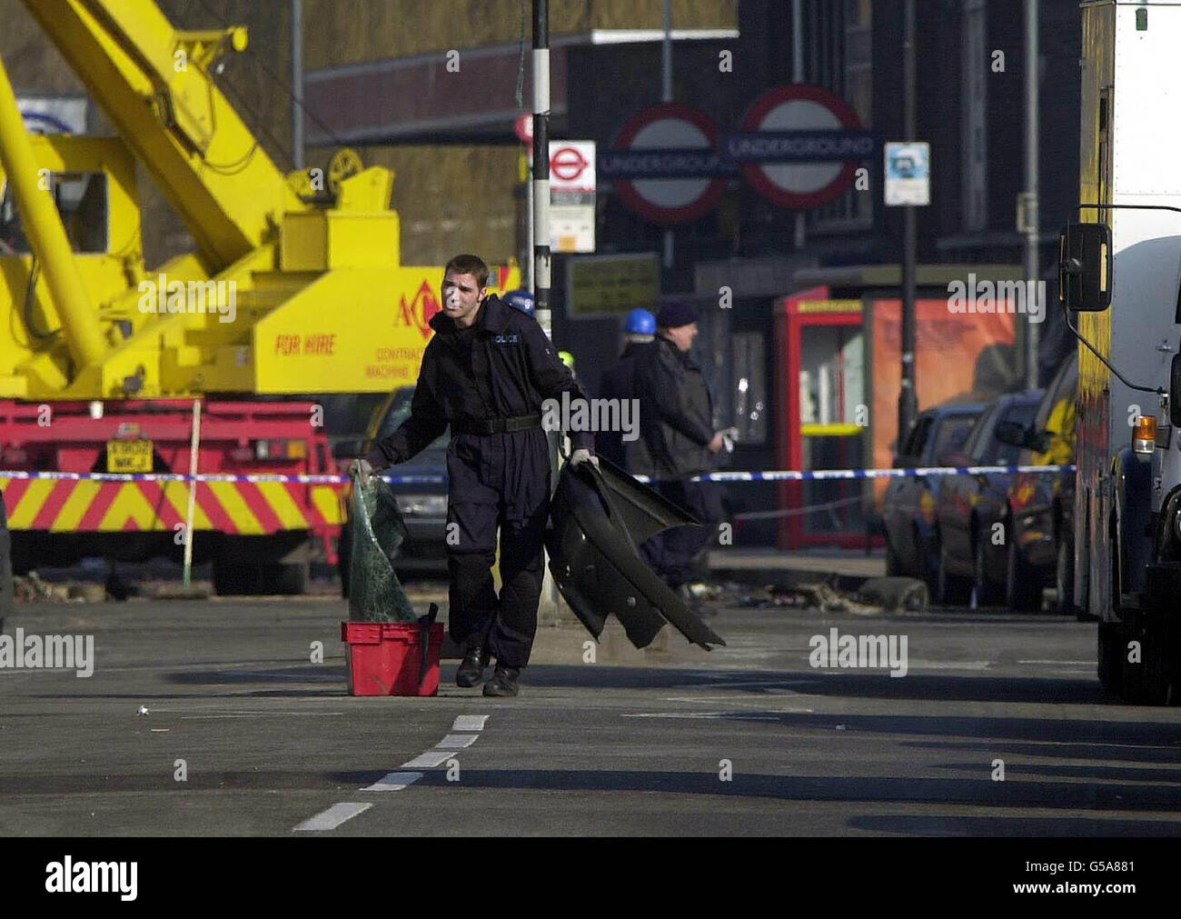 London BBC bomb investigation Stock Photo - Alamy