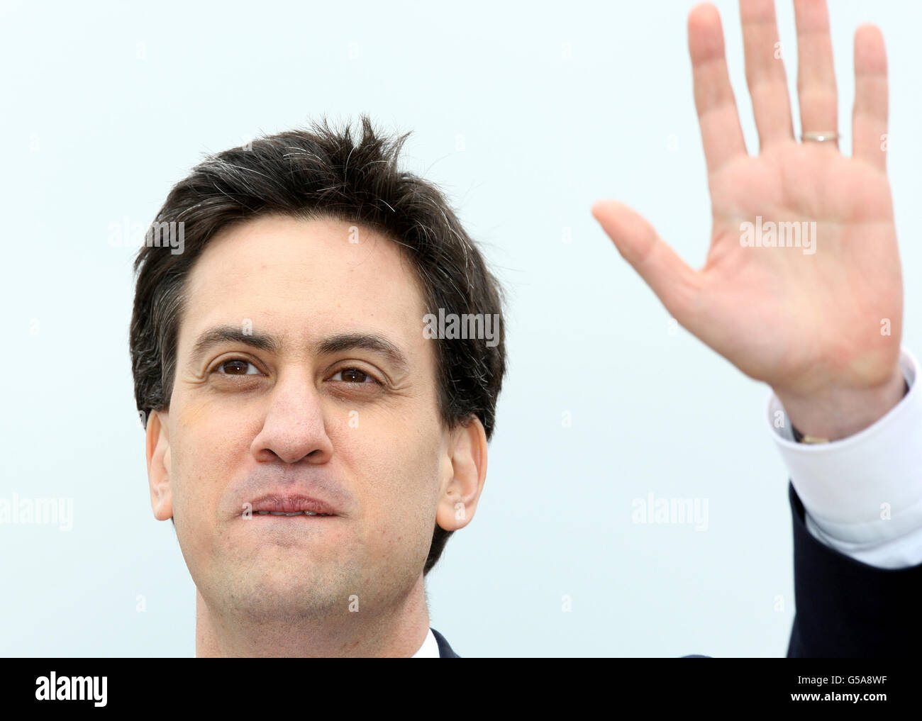 Labour leader Ed Miliband makes a speech at the Durham Miners' Gala on ...