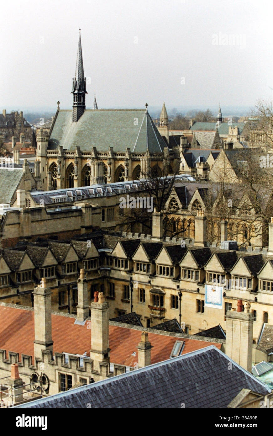 Oxford Exeter college Stock Photo - Alamy