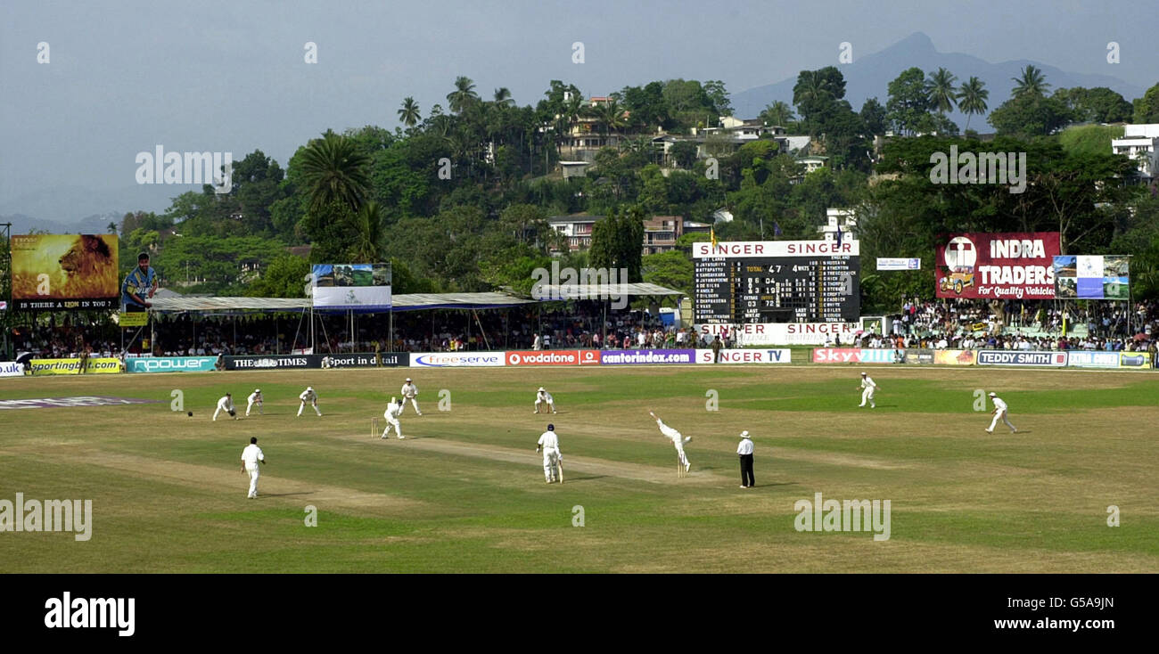 Sri Lanka England cricket ground Stock Photo - Alamy