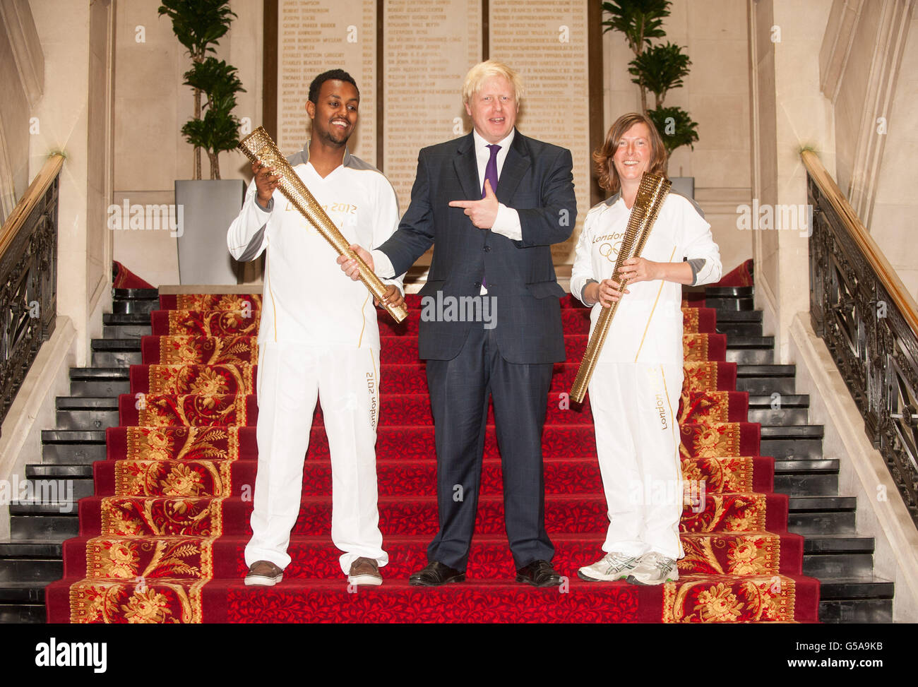 Olympic Torch Relay Stock Photo - Alamy