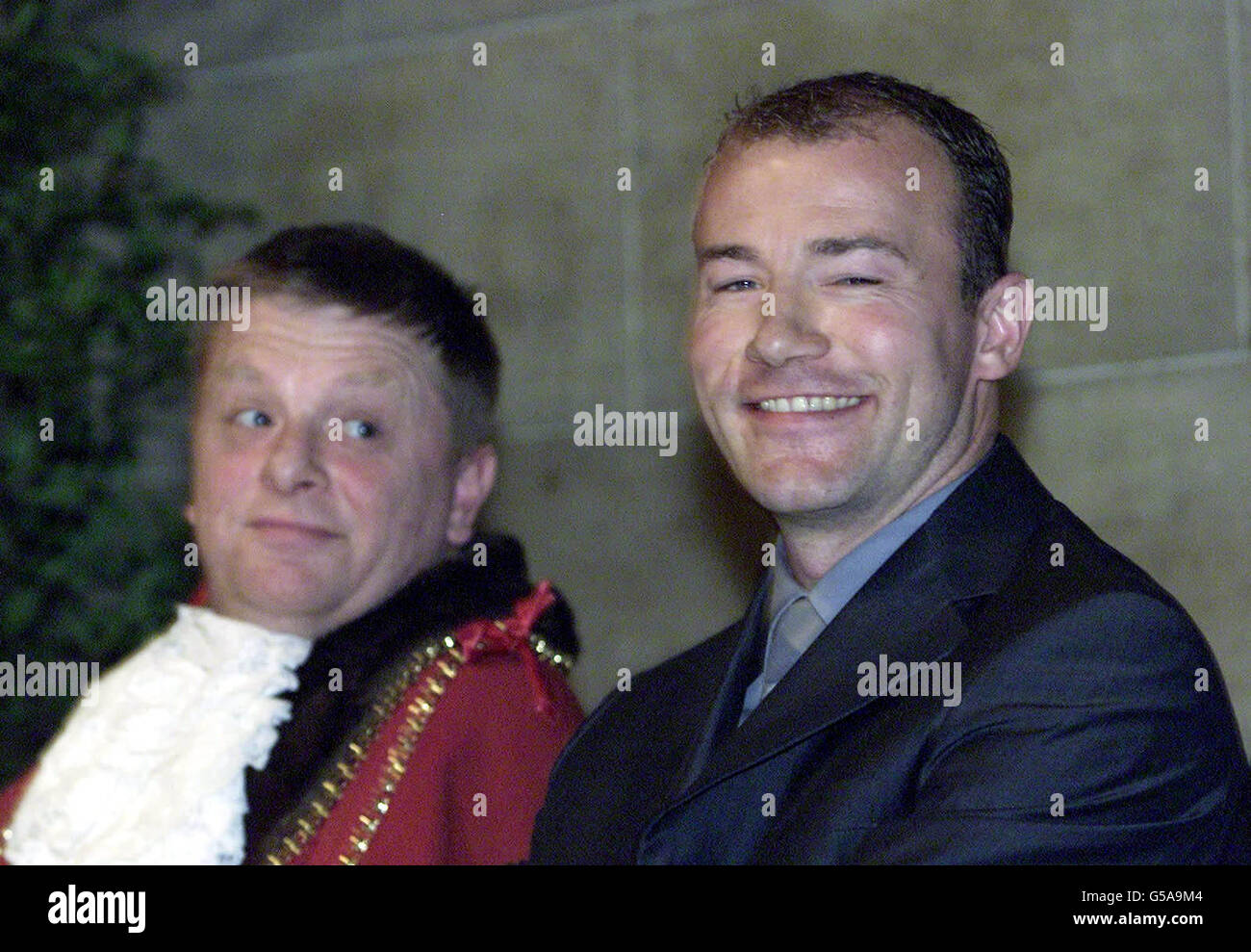 Former England football captain Alan Shearer with Lord Mayor of ...