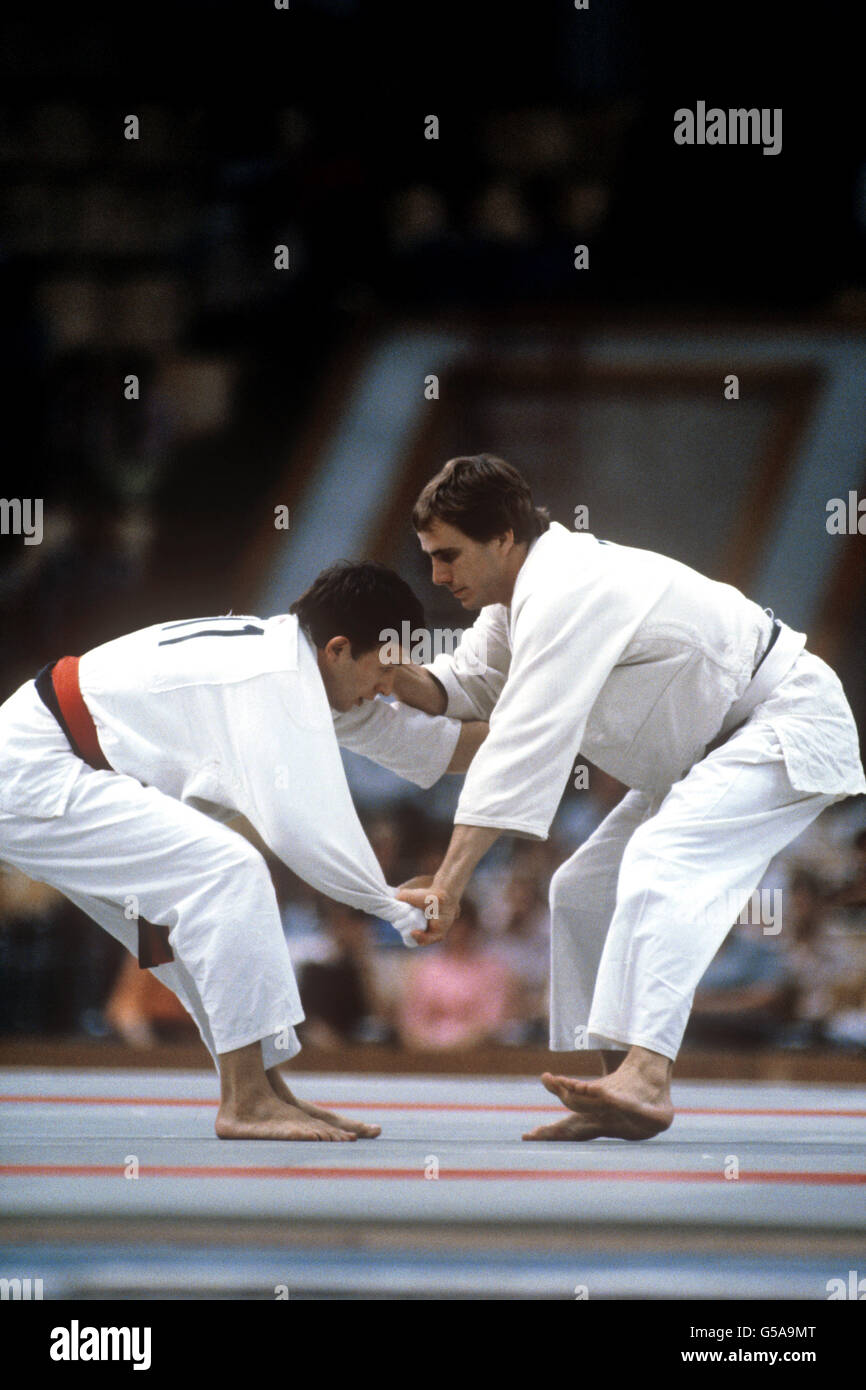 Judo - Moscow Olympic Games - Lightweight Division Stock Photo - Alamy