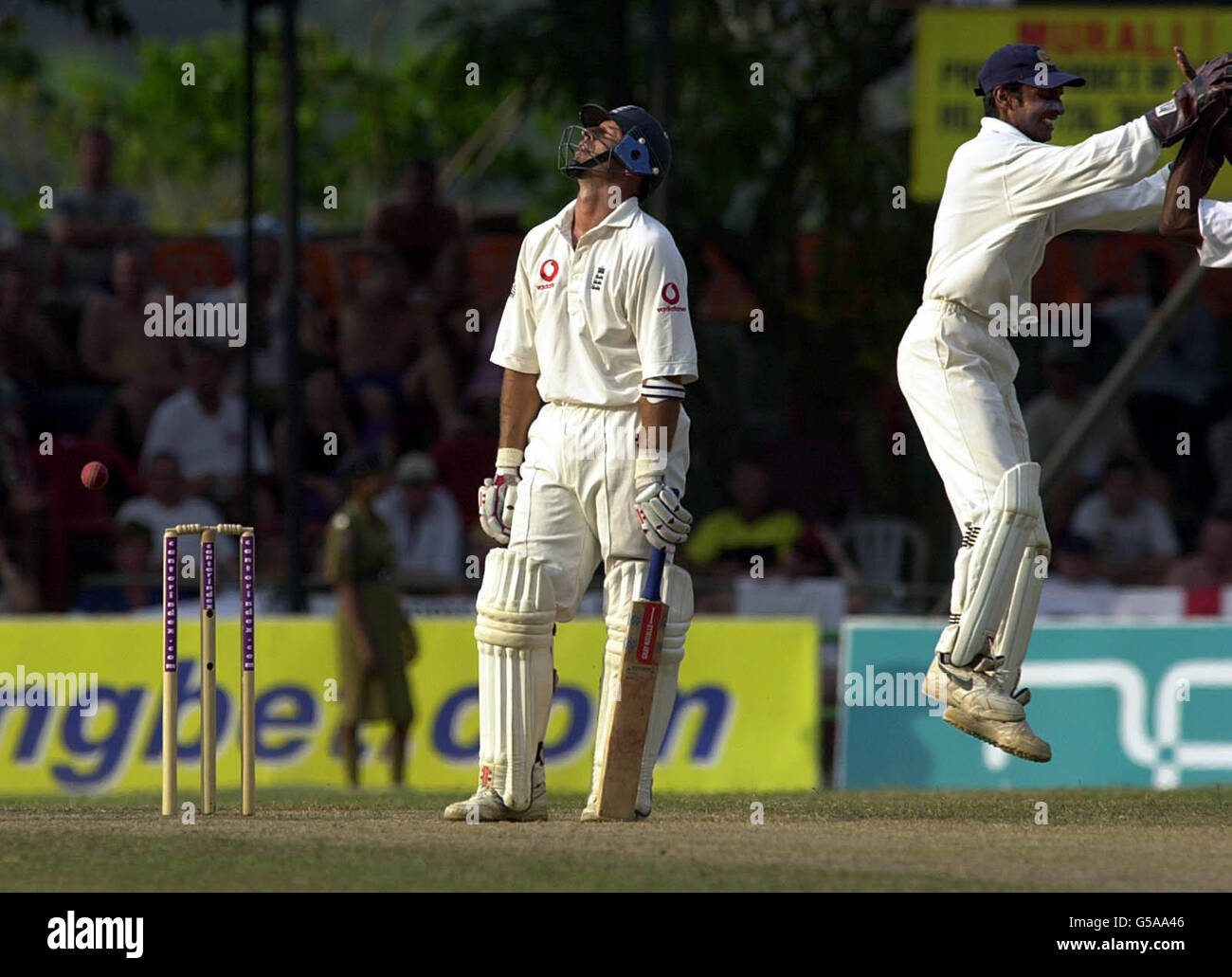 Cricket hussain celebrates hi-res stock photography and images - Alamy
