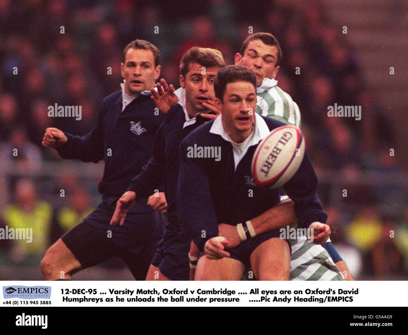 Varsity Match, Oxford v Cambridge Stock Photo - Alamy