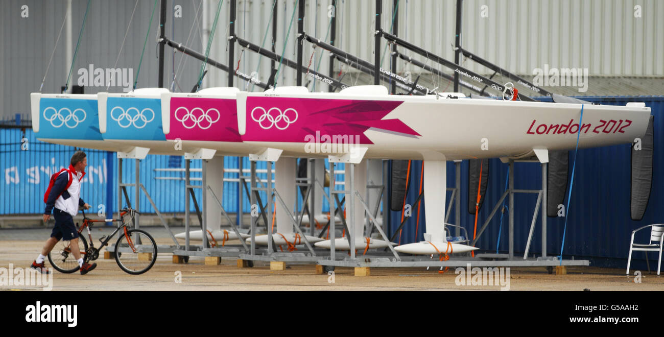 Olympic manager for the british olympic sailing team hi-res stock ...