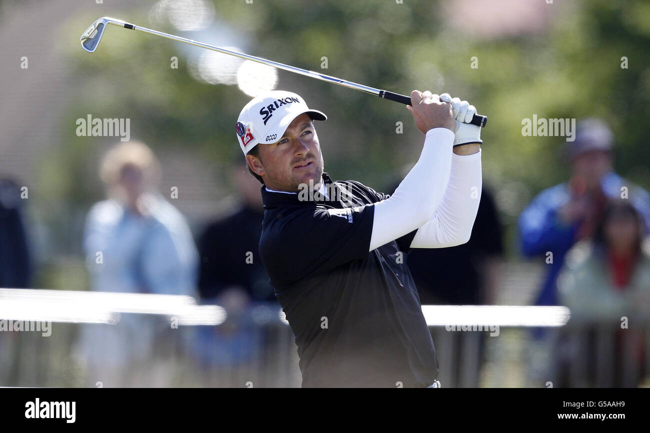 Northern Ireland's Greame McDowell during the Fourth practice day for ...