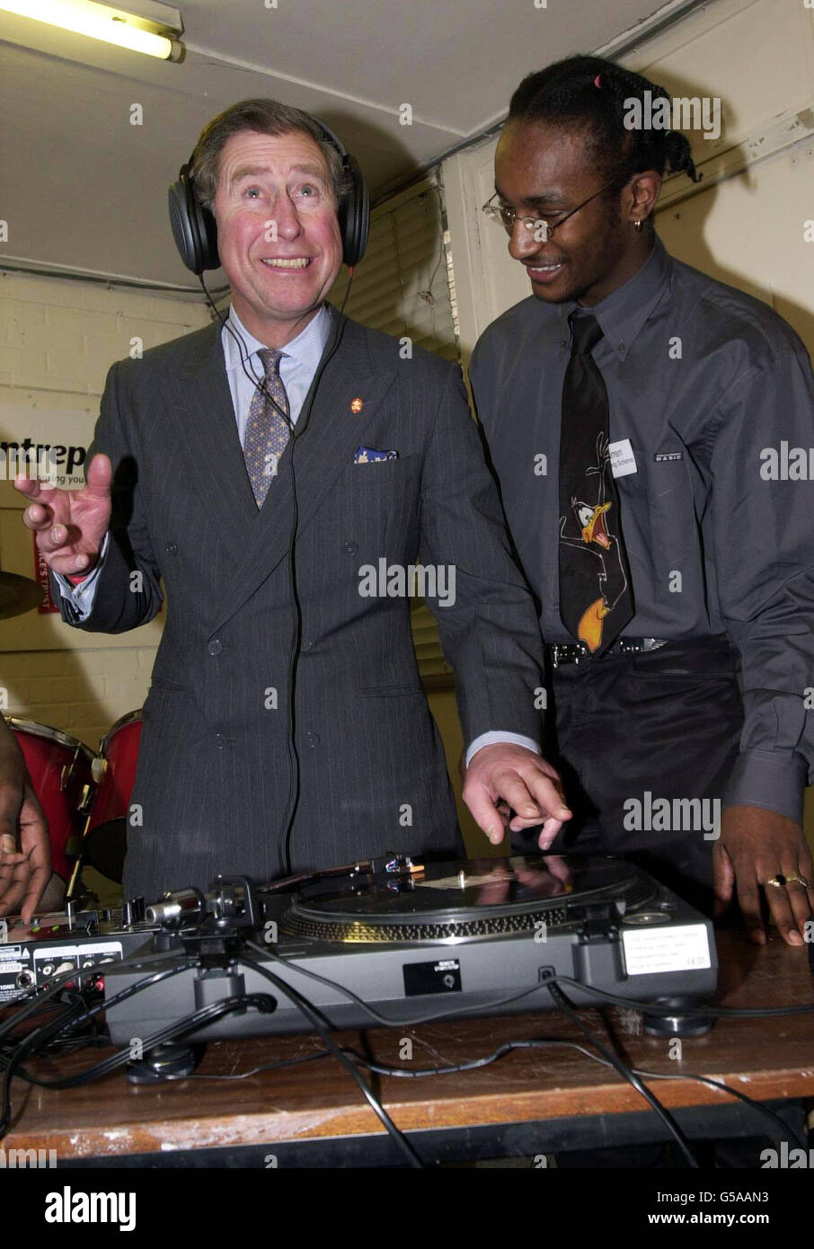 DJ Prince On The Decks Stock Photo - Alamy