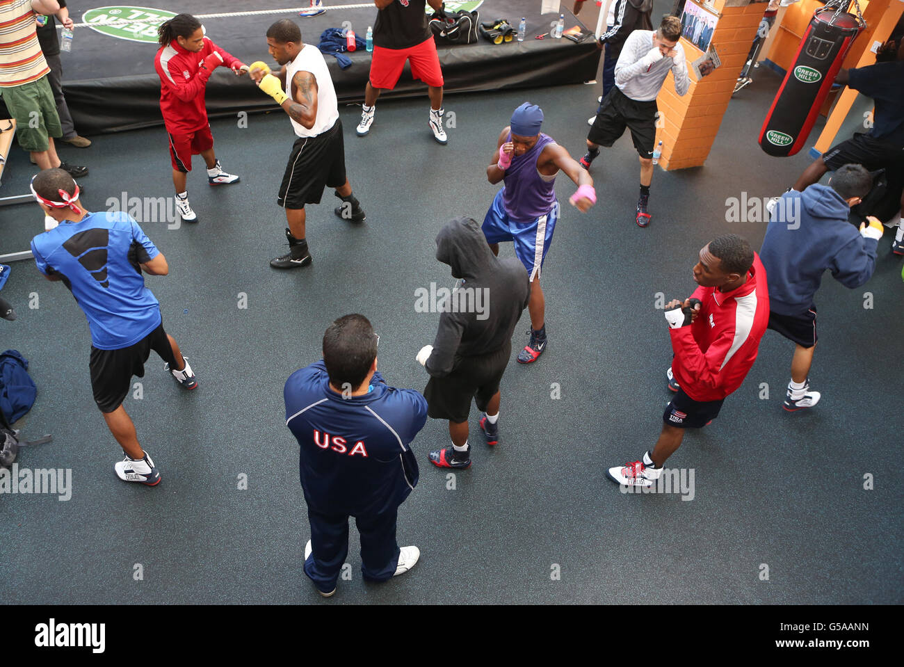 Boxing - Amir Khan & USA Boxing Team Photocall - Gloves Community Gym ...