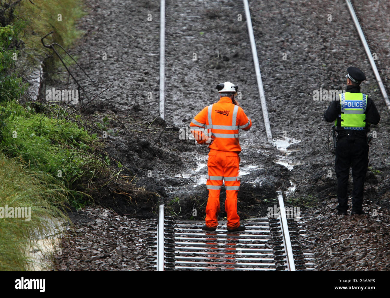 Rail derail hi-res stock photography and images - Alamy