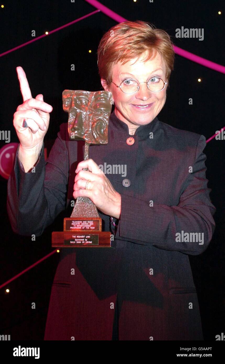 TRIC Awards Robinson wins Stock Photo - Alamy