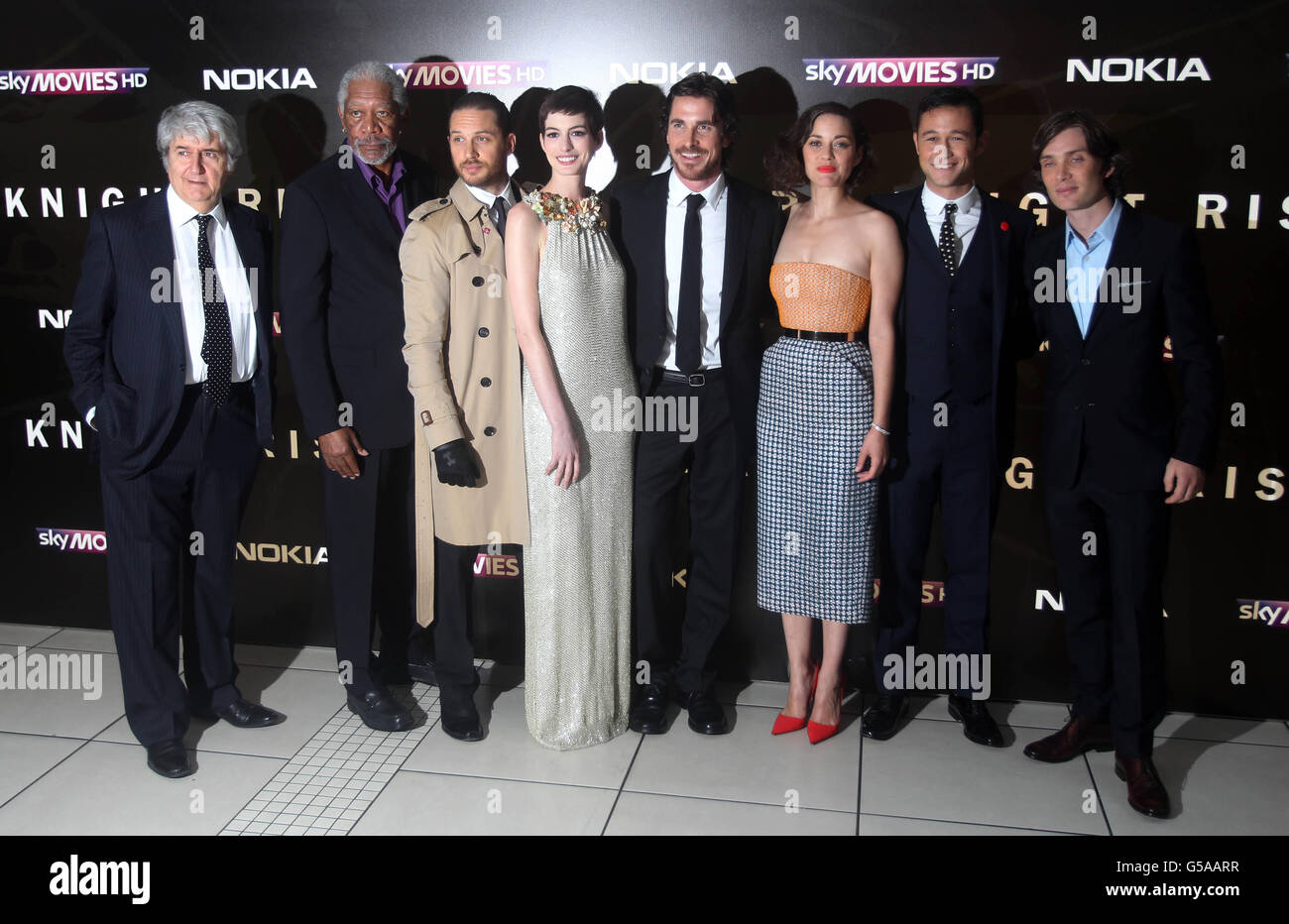 Tom Conti, Morgan Freeman, Tom Hardy, Anne Hathaway, Christian Bale ...