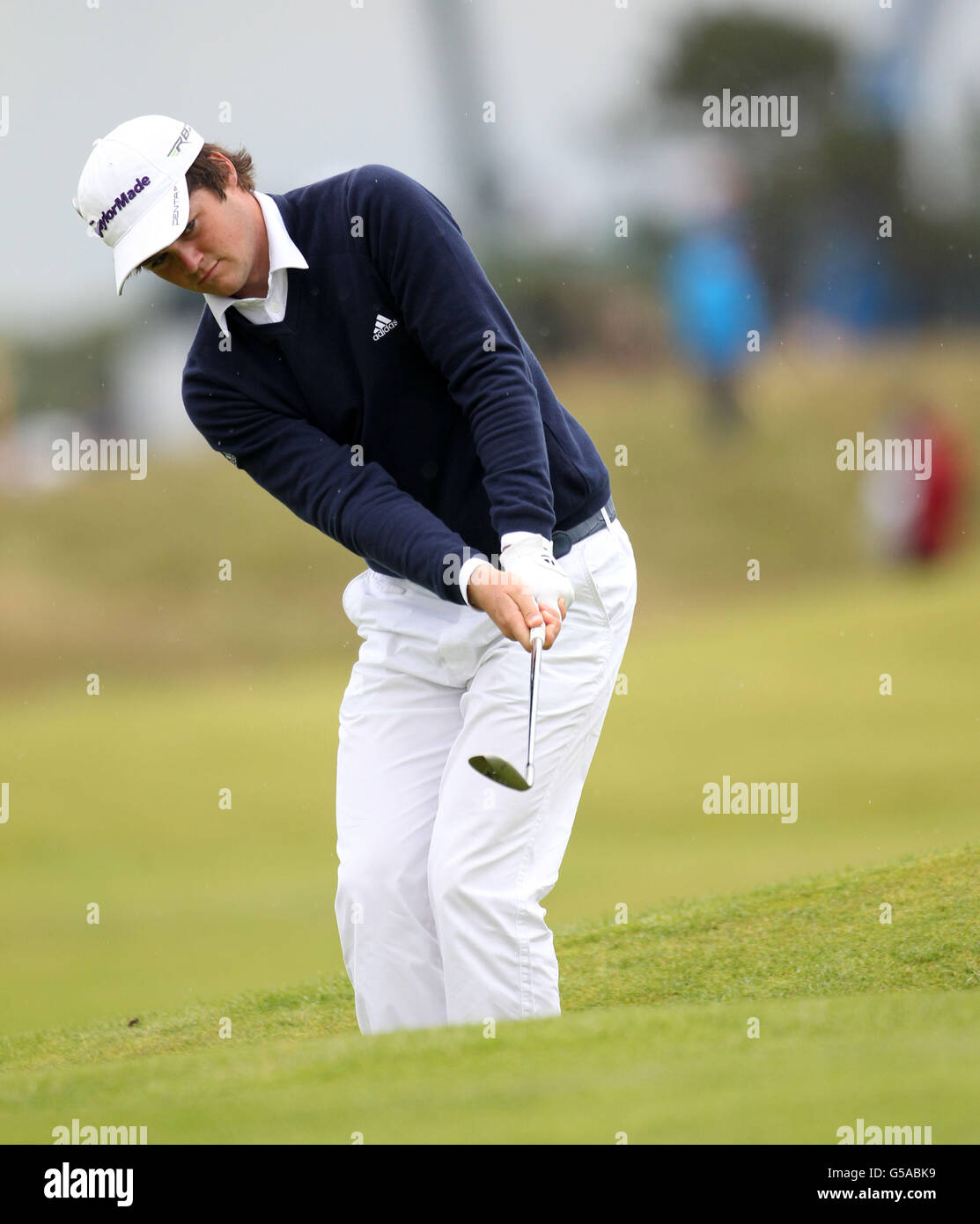 Northern Ireland's Alan Dunbar during day two of the 2012 Open ...