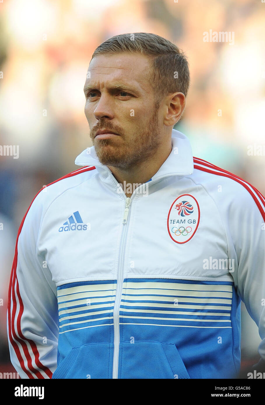 Team GB Men's Craig Bellamy ahead of the Olympic Warm Up match at the ...