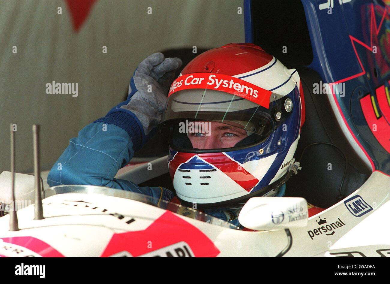 13 dec 95 formula one testing at estoril jos verstappen hi-res stock ...