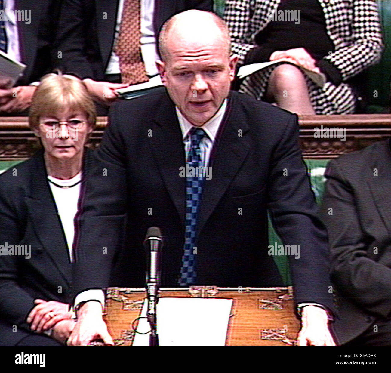 Tory leader William Hague during Prime Minister's Questions at the ...