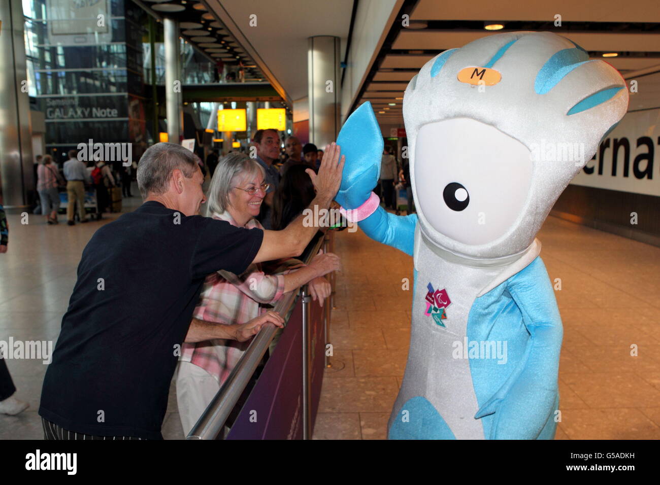 Olympics - London 2012 Mascots visit Heathrow Airport. London 2012 ...