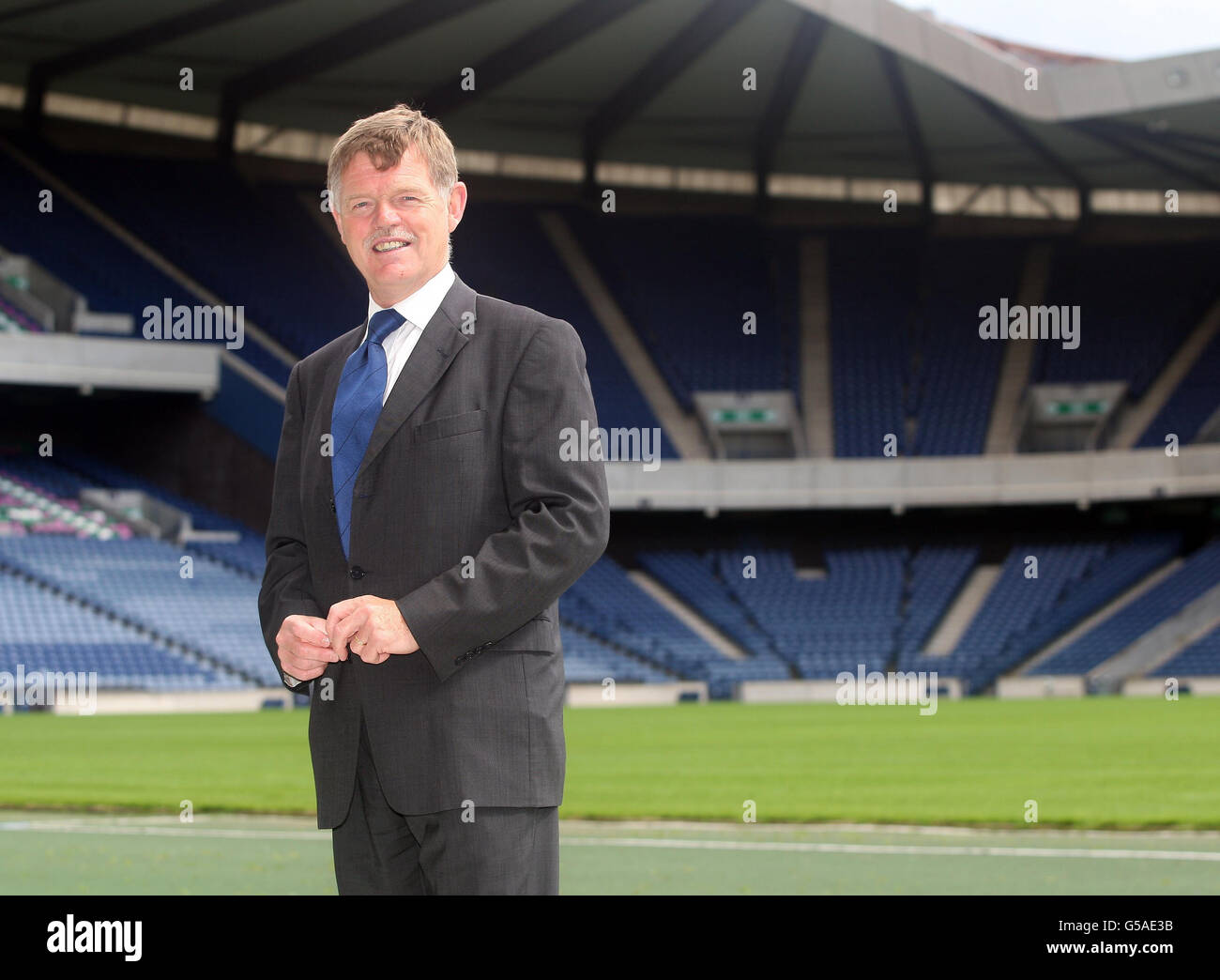 Scottish Rugby Union's New President Alan Lawson during the Scottish ...