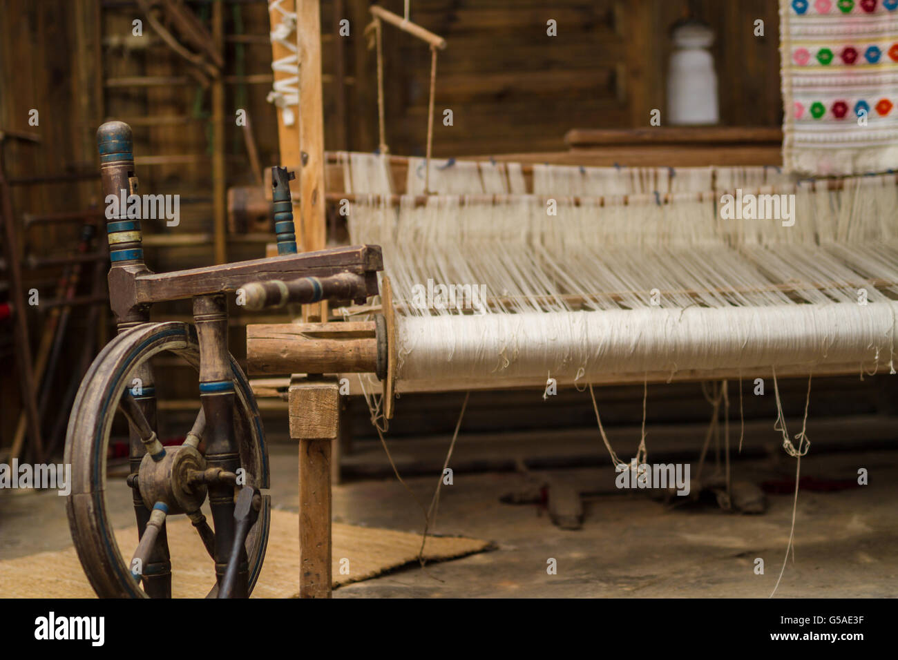 Shuttle weaving machine hi-res stock photography and images - Alamy