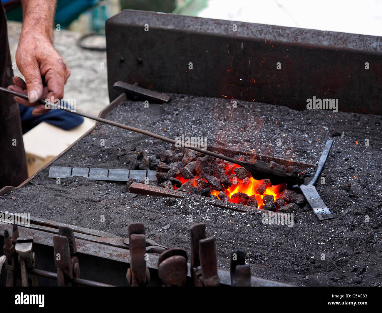 The blacksmiths craft hi-res stock photography and images - Alamy