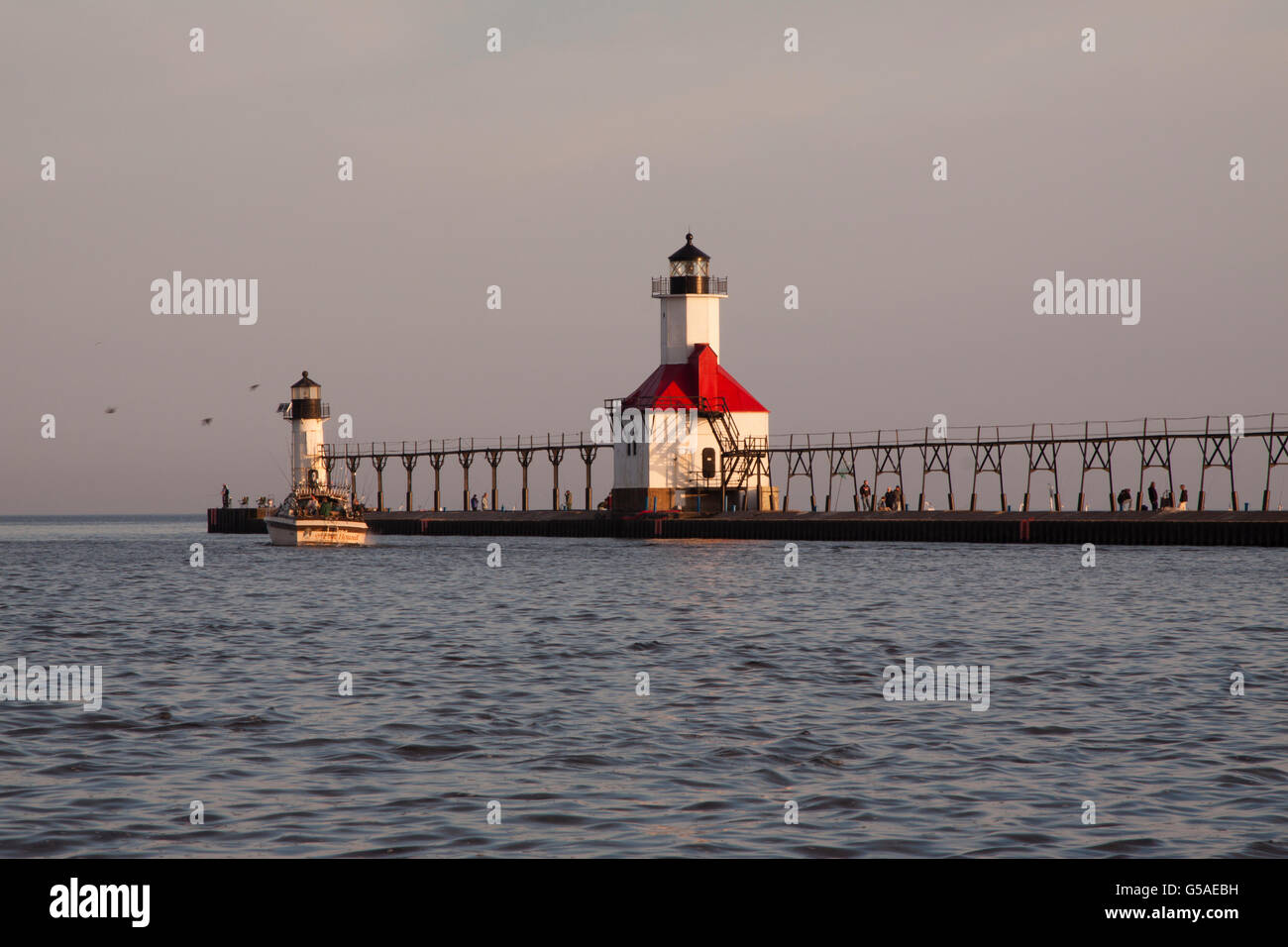 St Joseph Michigan Lighthouse High Resolution Stock Photography and ...
