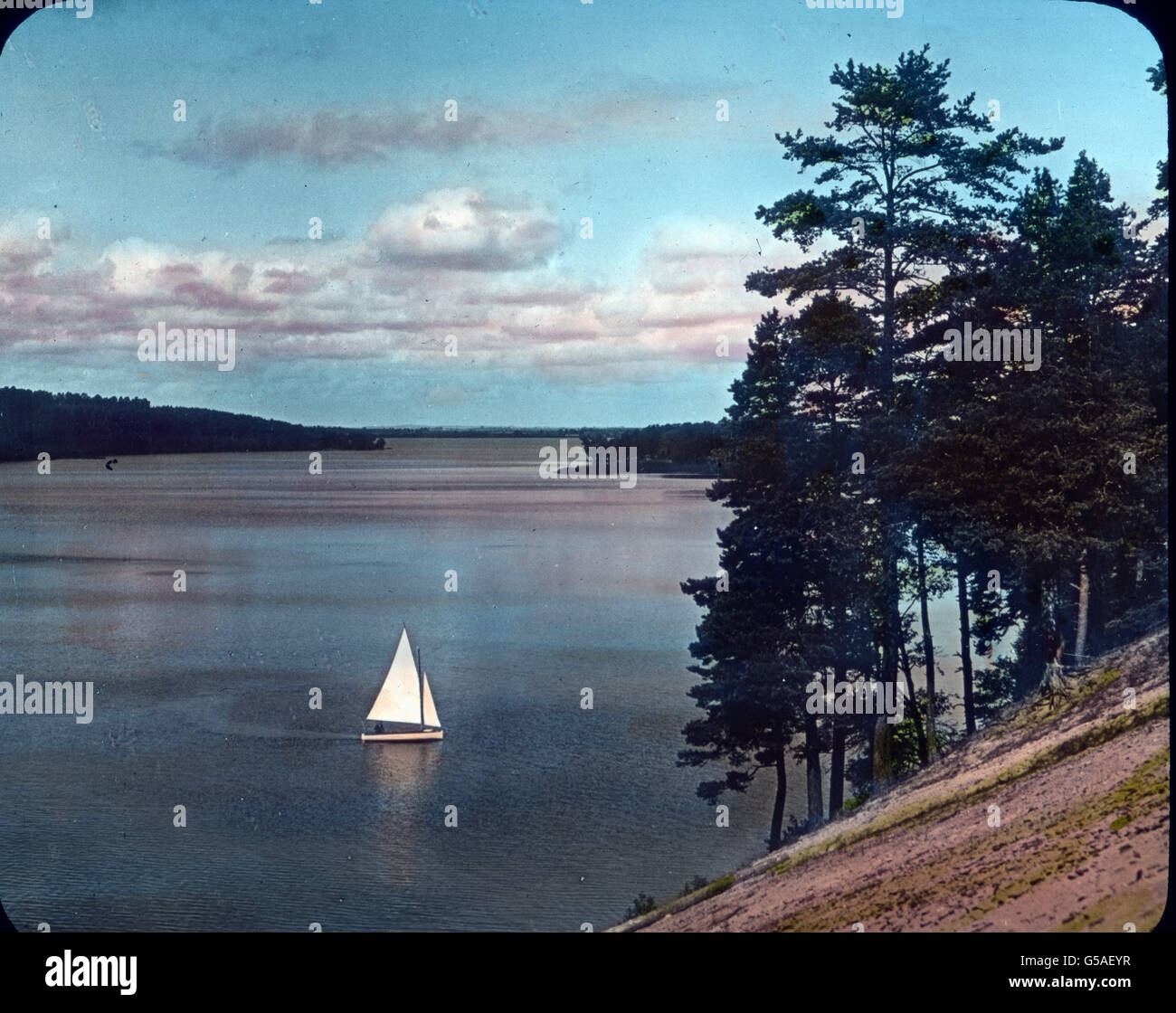 See in Mecklenburg. Germany, 1910s, 1920s, 20th century, archive, Carl ...