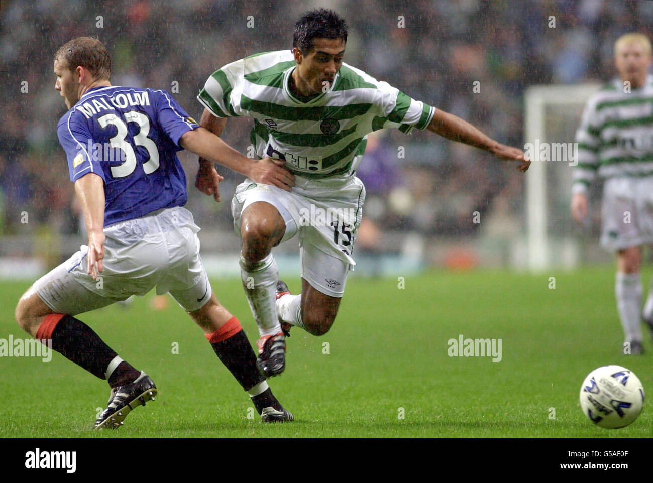 Celtic v Rangers Bobby Petta. Celtic's Bobby Petta (right) breaks past ...