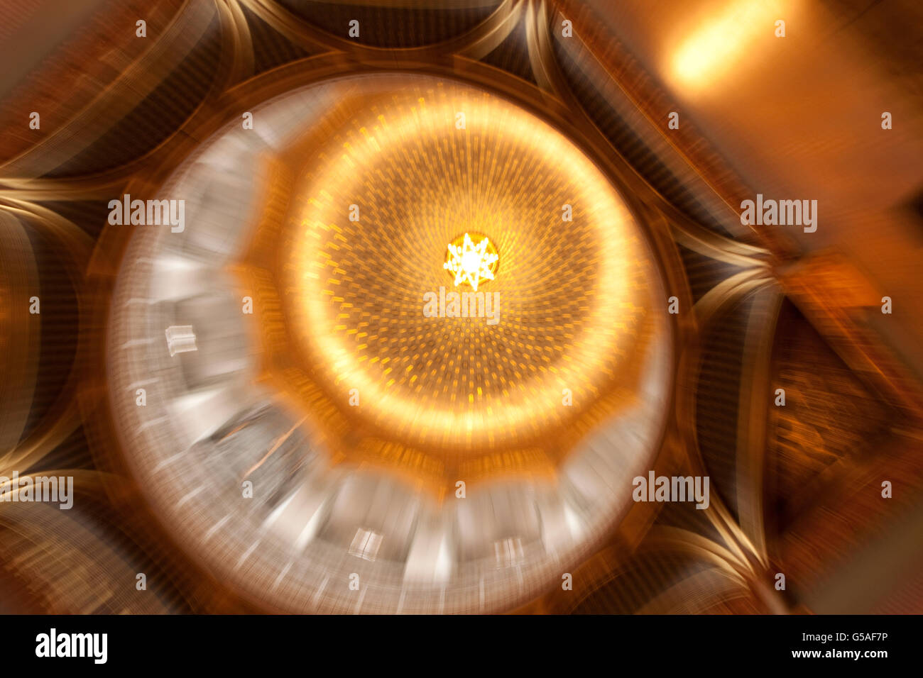 Zoom Blur Motion of the Interior of the Hartford, Connecticut Capital ...