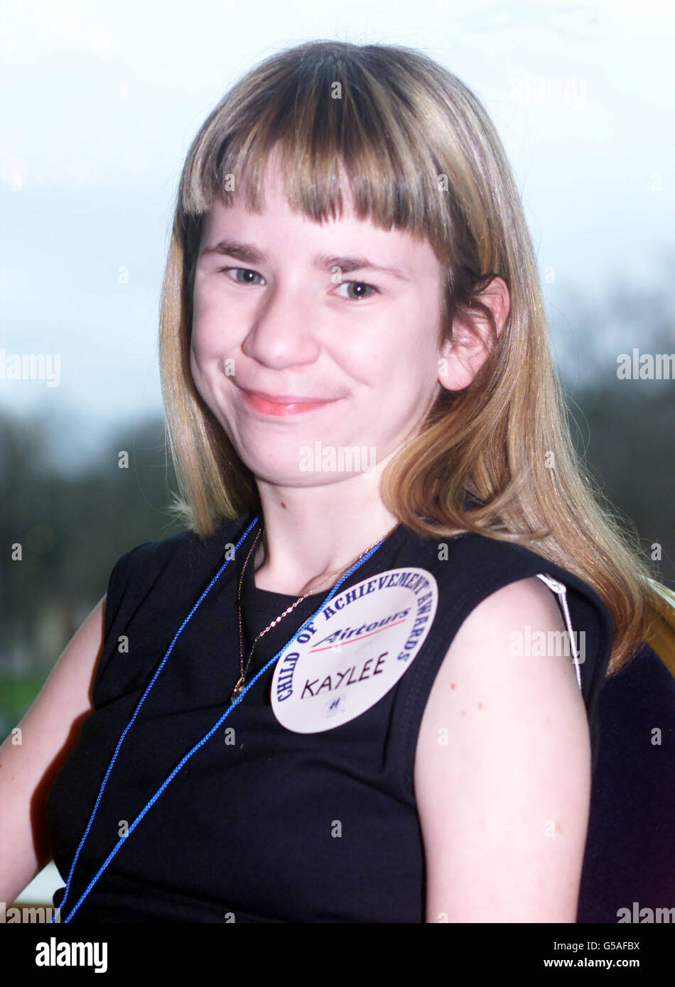 Kaylee Davidson, 13, from Tyne & Wear, after receiving a Child of ...