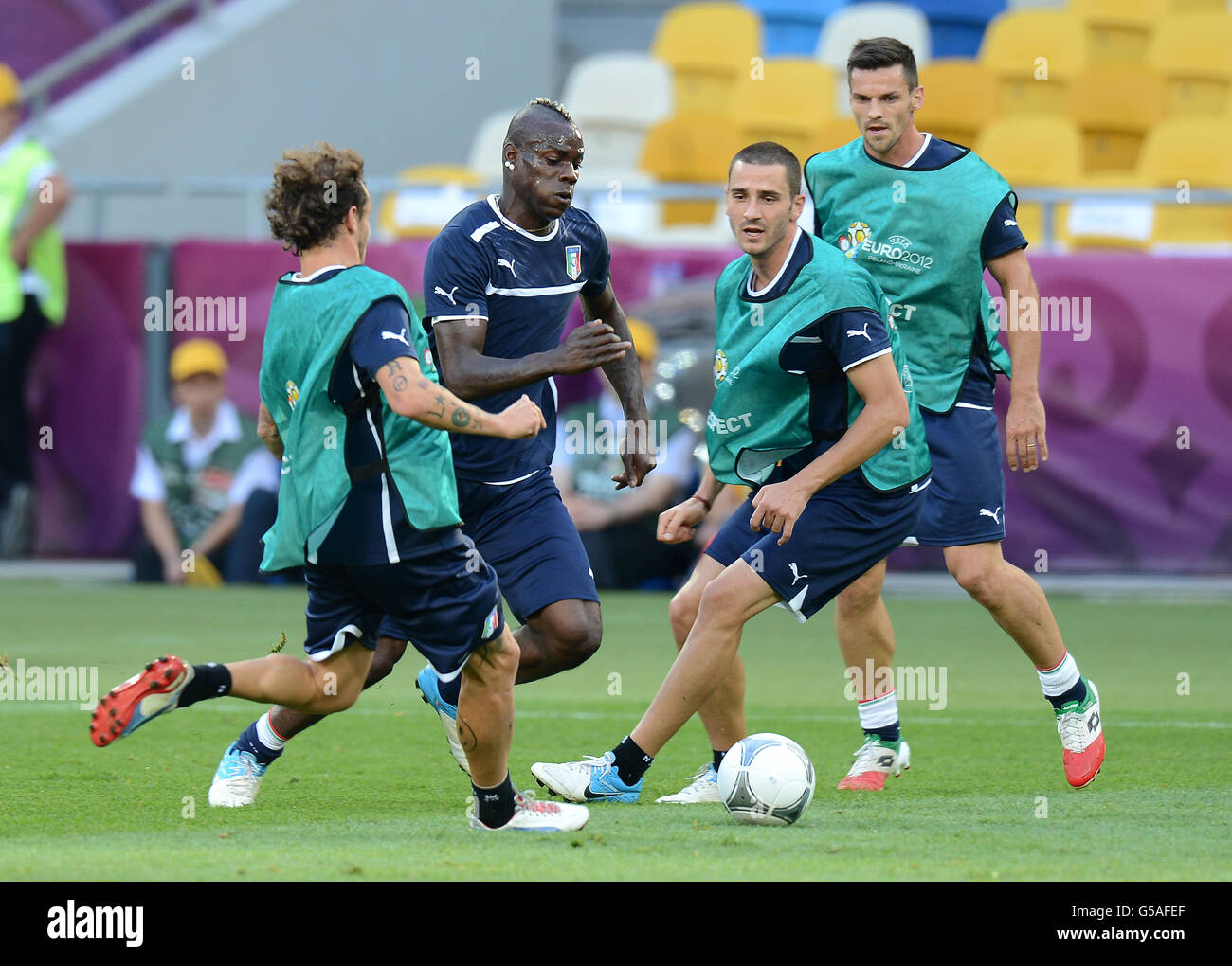 Football - Euro 2012 - Olympic Stadium - Kiev Stock Photo - Alamy