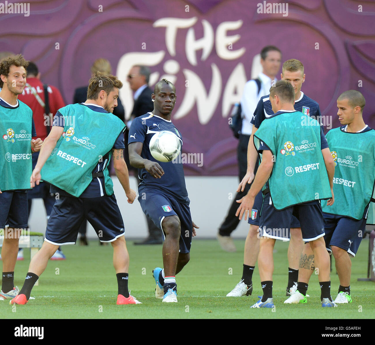 Football - Euro 2012 - Olympic Stadium - Kiev Stock Photo - Alamy