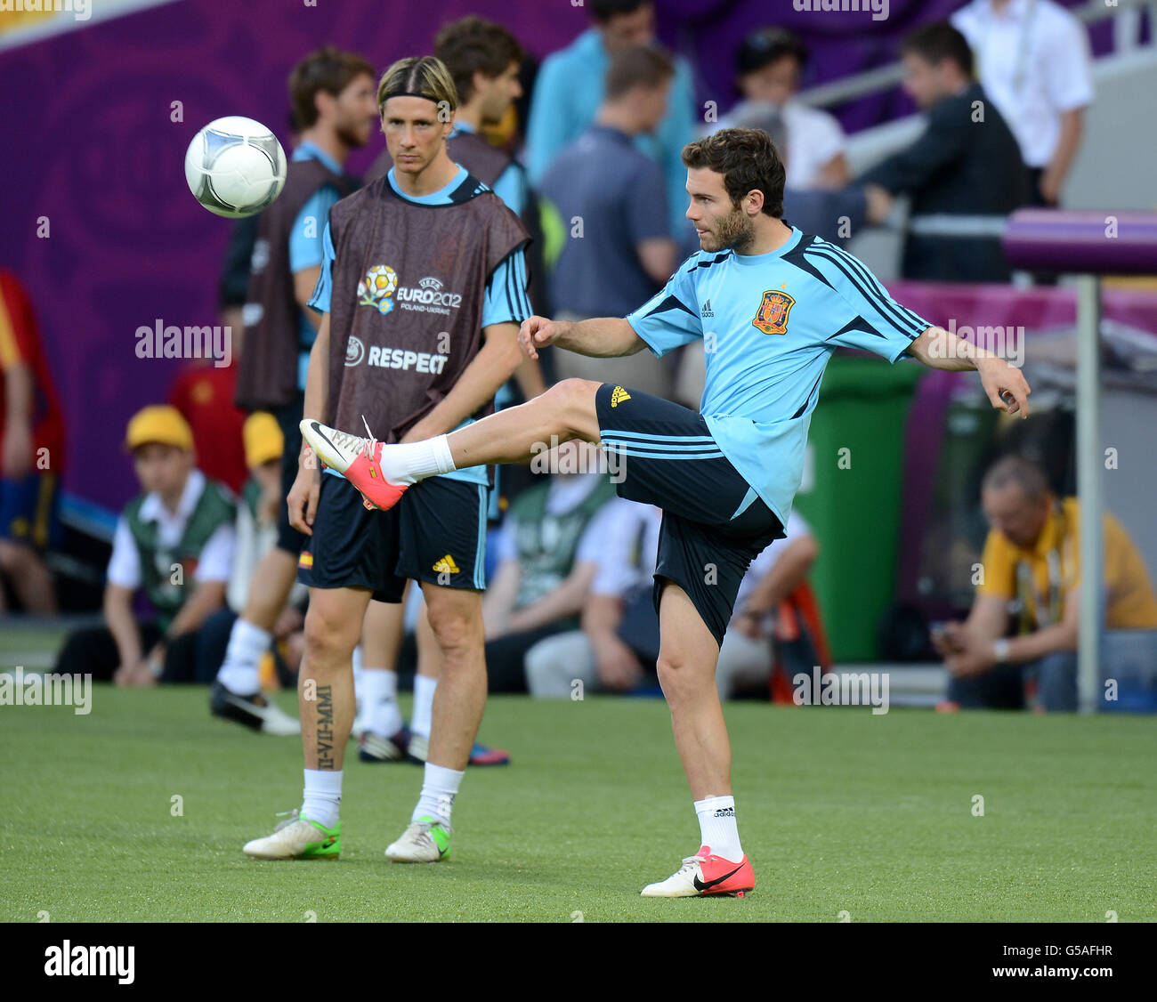 Football - Euro 2012 - Olympic Stadium - Kiev Stock Photo - Alamy