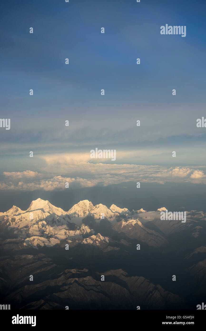 Aerial view andes mountain range hi-res stock photography and images ...