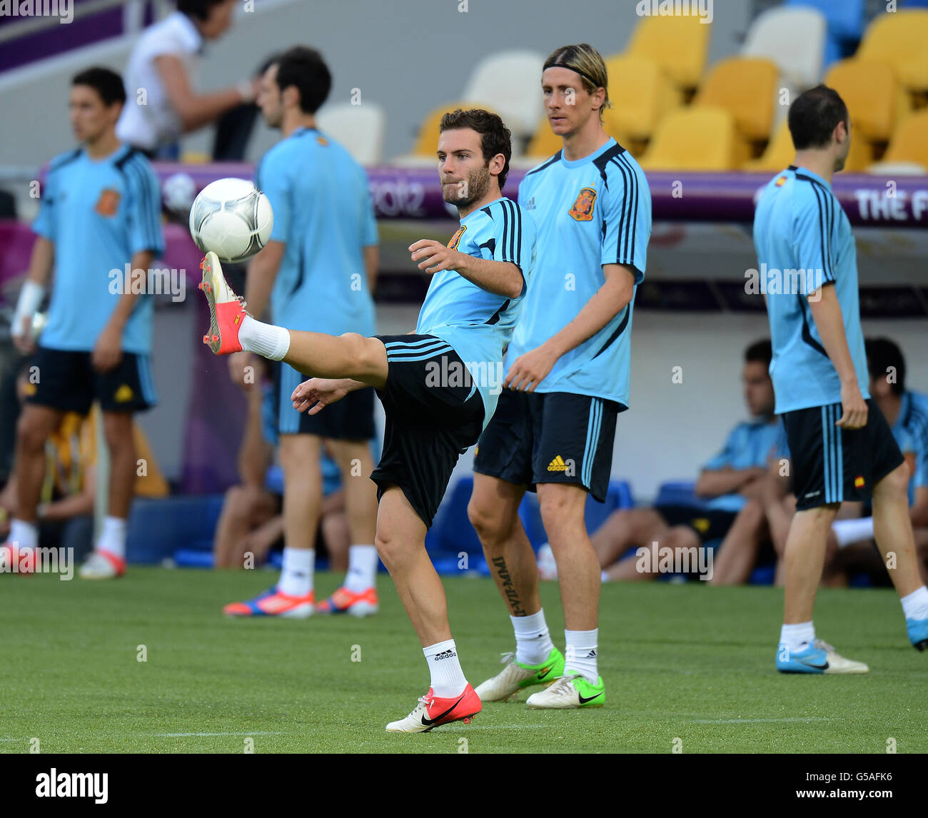 Football - Euro 2012 - Olympic Stadium - Kiev Stock Photo - Alamy