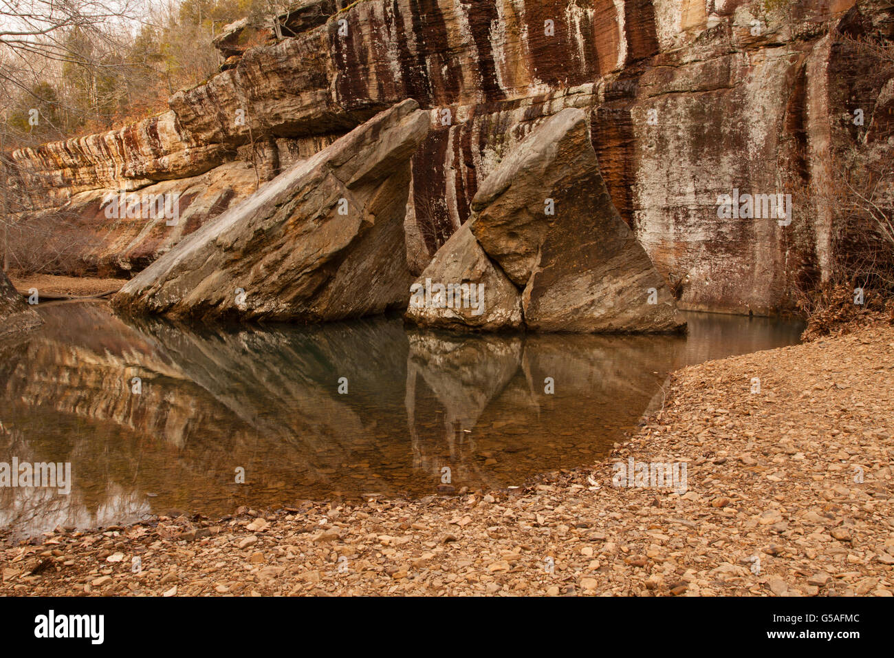 Devil's Backbone Formation at Shawnee National Forest Stock Photo - Alamy
