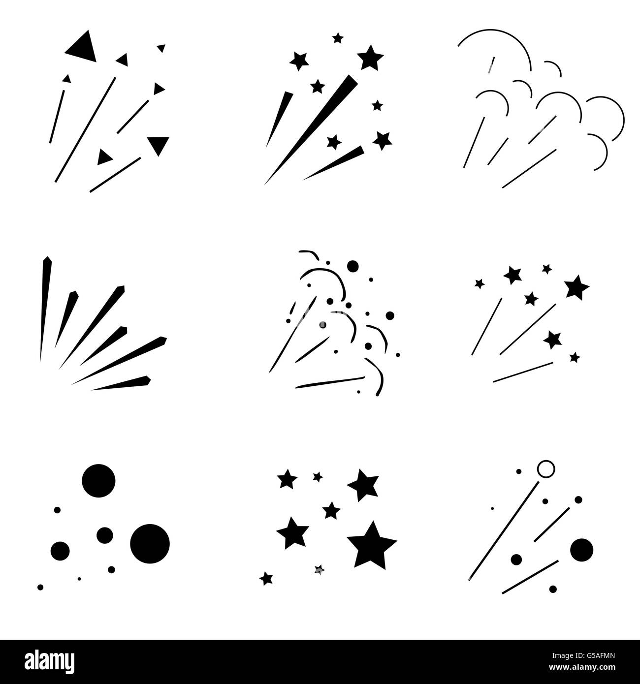 Line bursts Stock Vector Images - Alamy