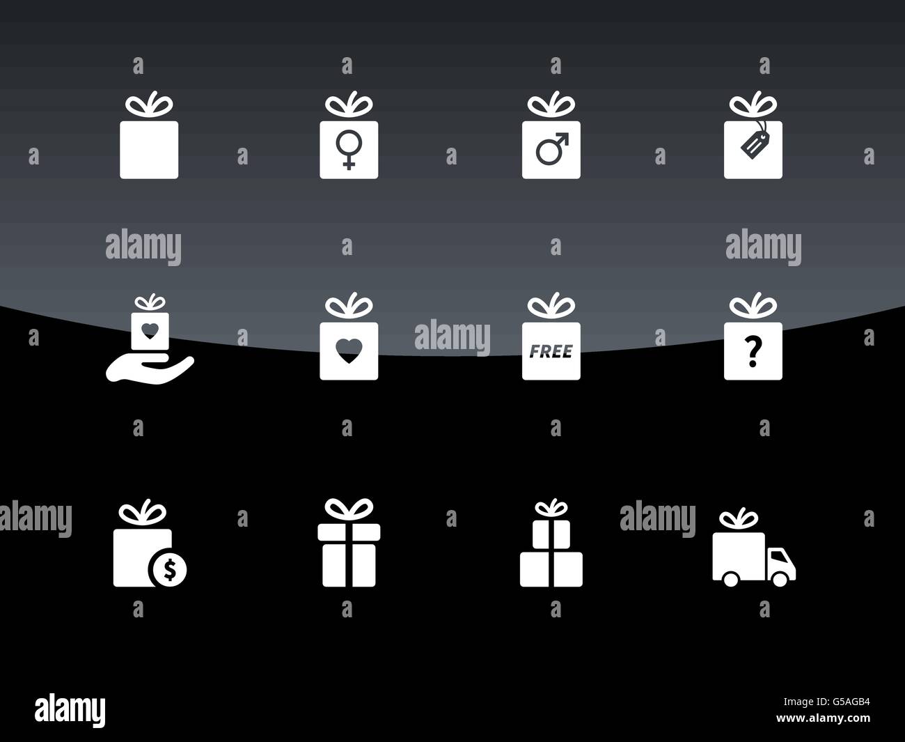 Gift box card tag Stock Vector Images - Alamy