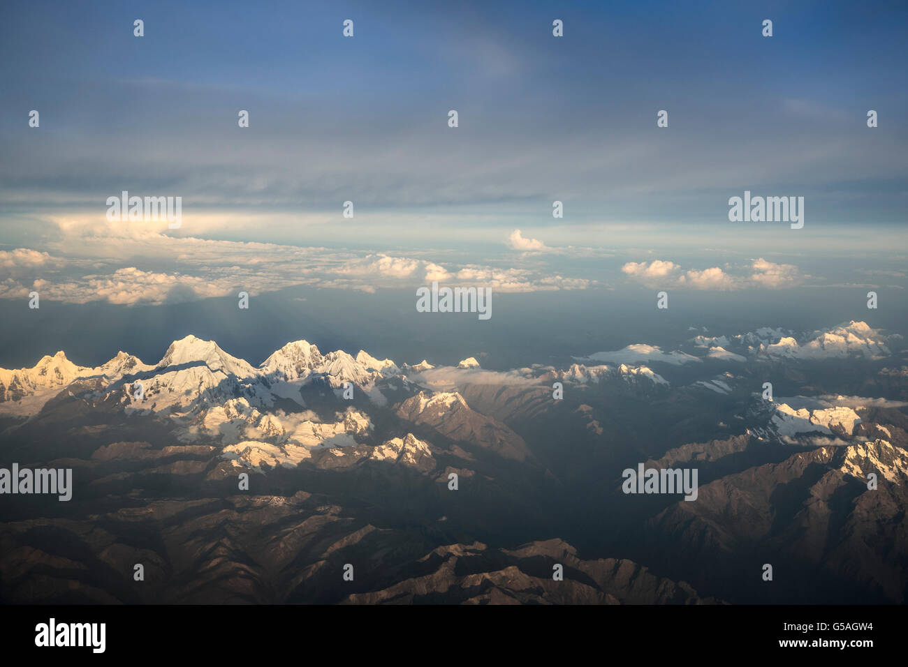 Aerial view andes mountains hi-res stock photography and images - Alamy