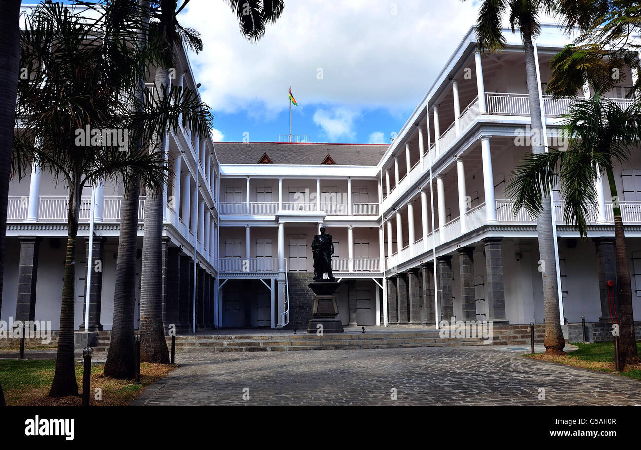Stock of Mauritius. Parliament Buildings in Port Louis, Mauritius Stock ...