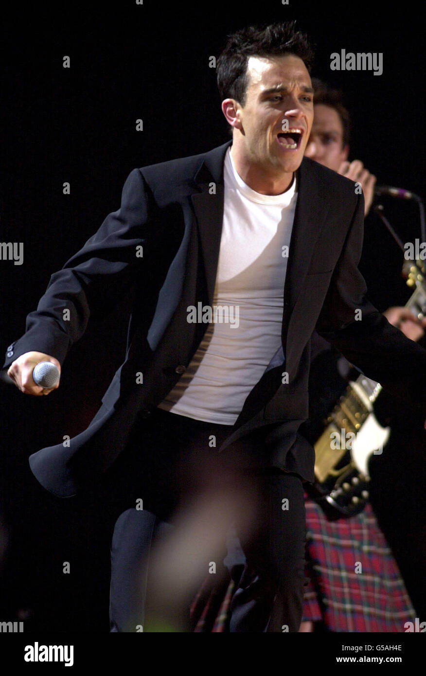 Brits Robbie Williams Stock Photo - Alamy