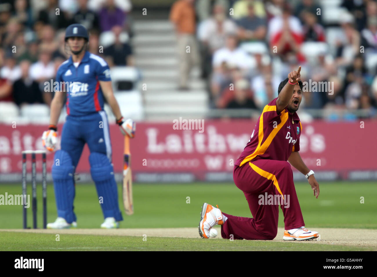 West indies ravi rampaul hi-res stock photography and images - Alamy