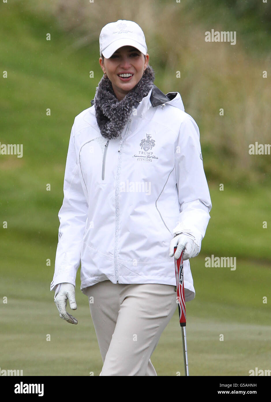 Ivanka Trump playing a round of golf on the Trump International Golf ...
